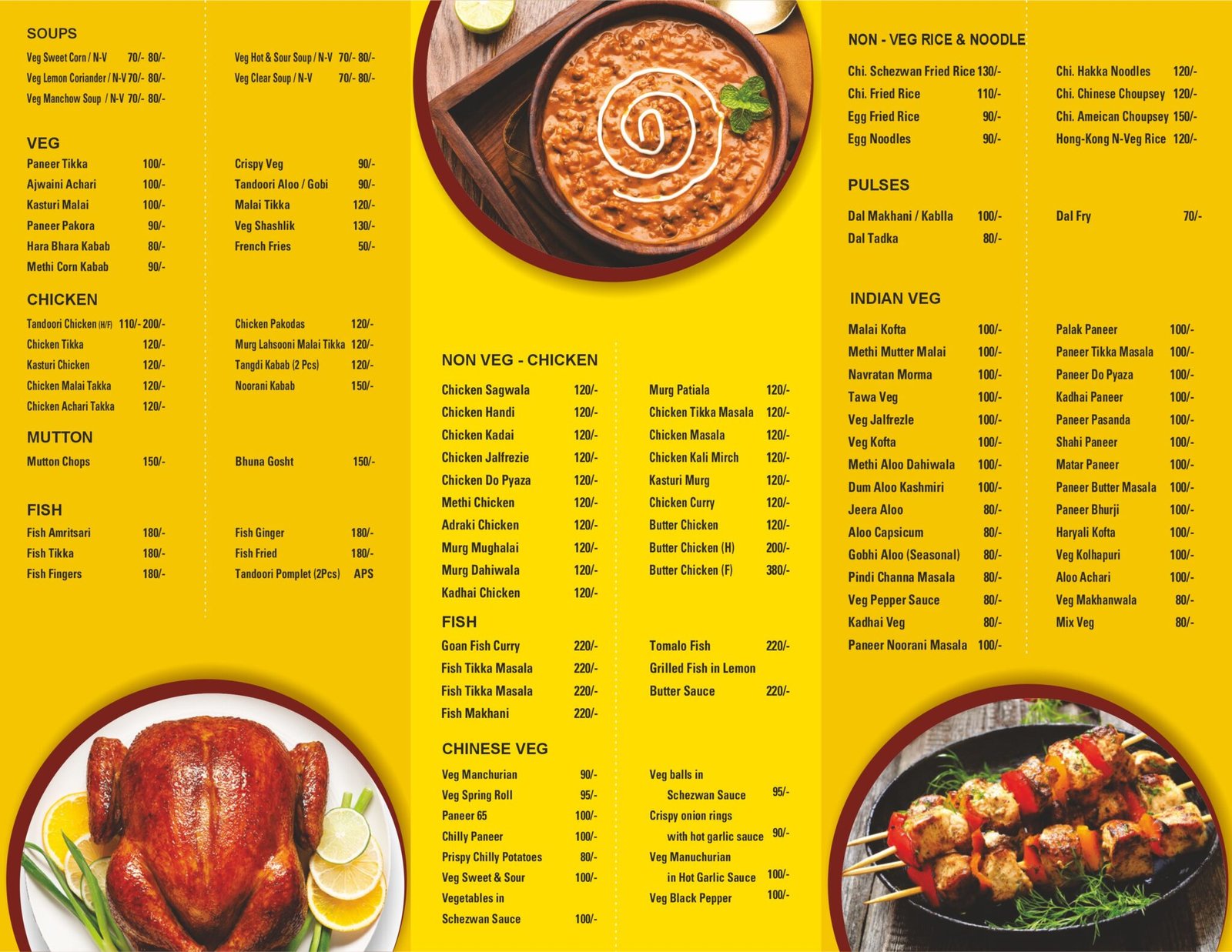 Luxury Restaurant Menu Card Design – Design Dock Hub