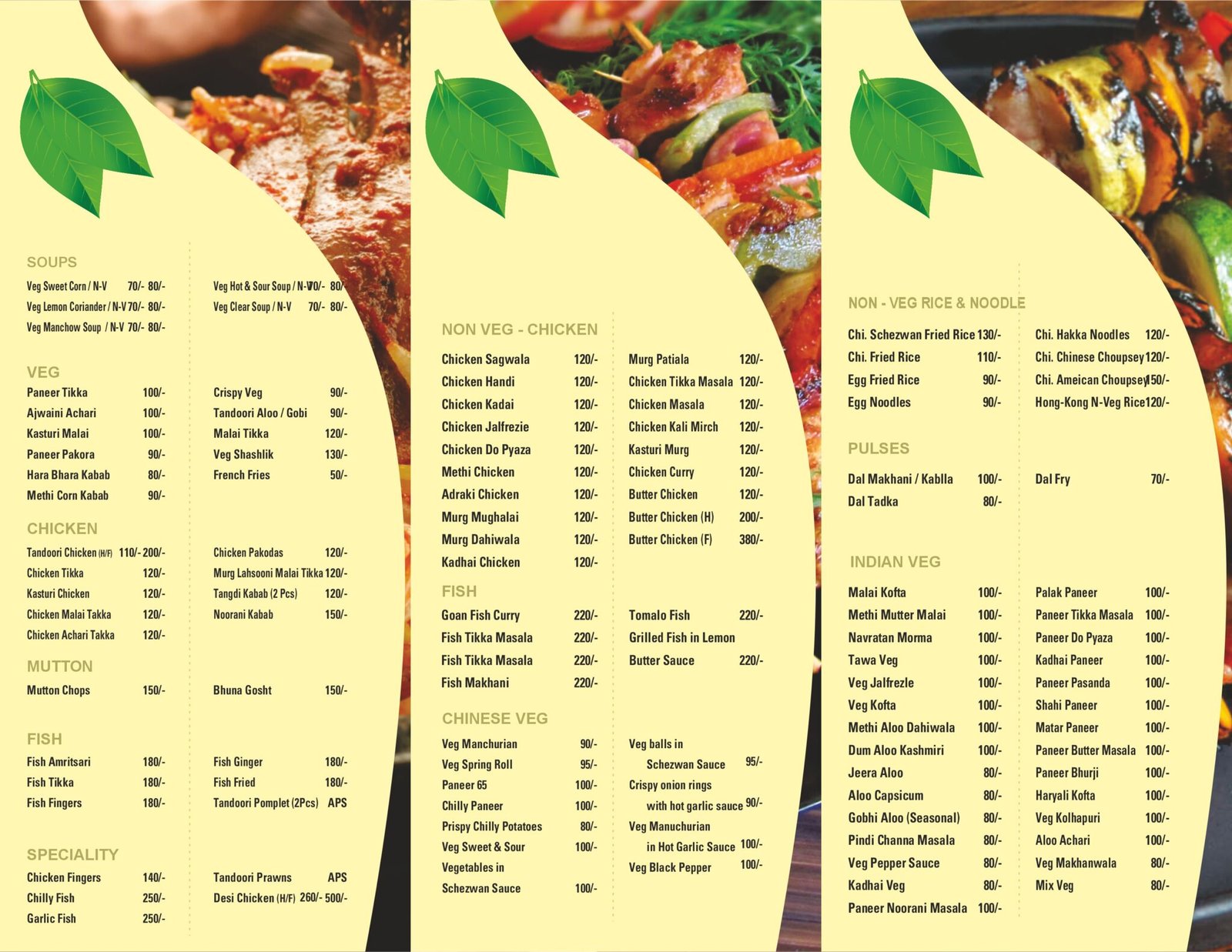 Luxury Restaurant Menu Card Design – Design Dock Hub